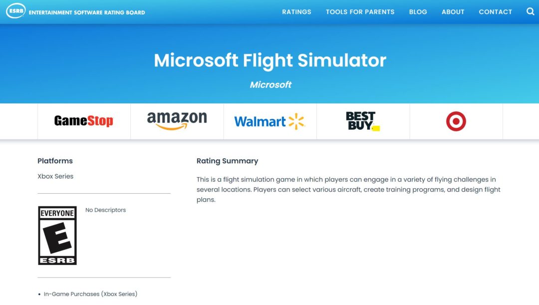 Microsoft Flight Simulator – Classification validée, la sortie cet été ...